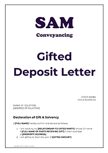 Gifted Deposit Process Explained | SAM Conveyancing