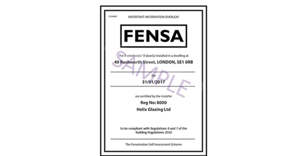 No Fensa Certificate for Windows | SAM Conveyancing