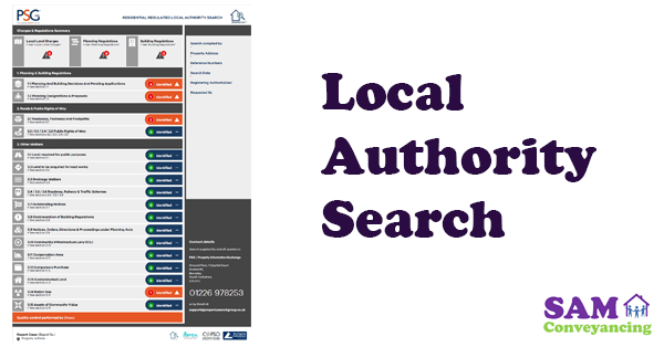 Local Authority Search | SAM Conveyancing